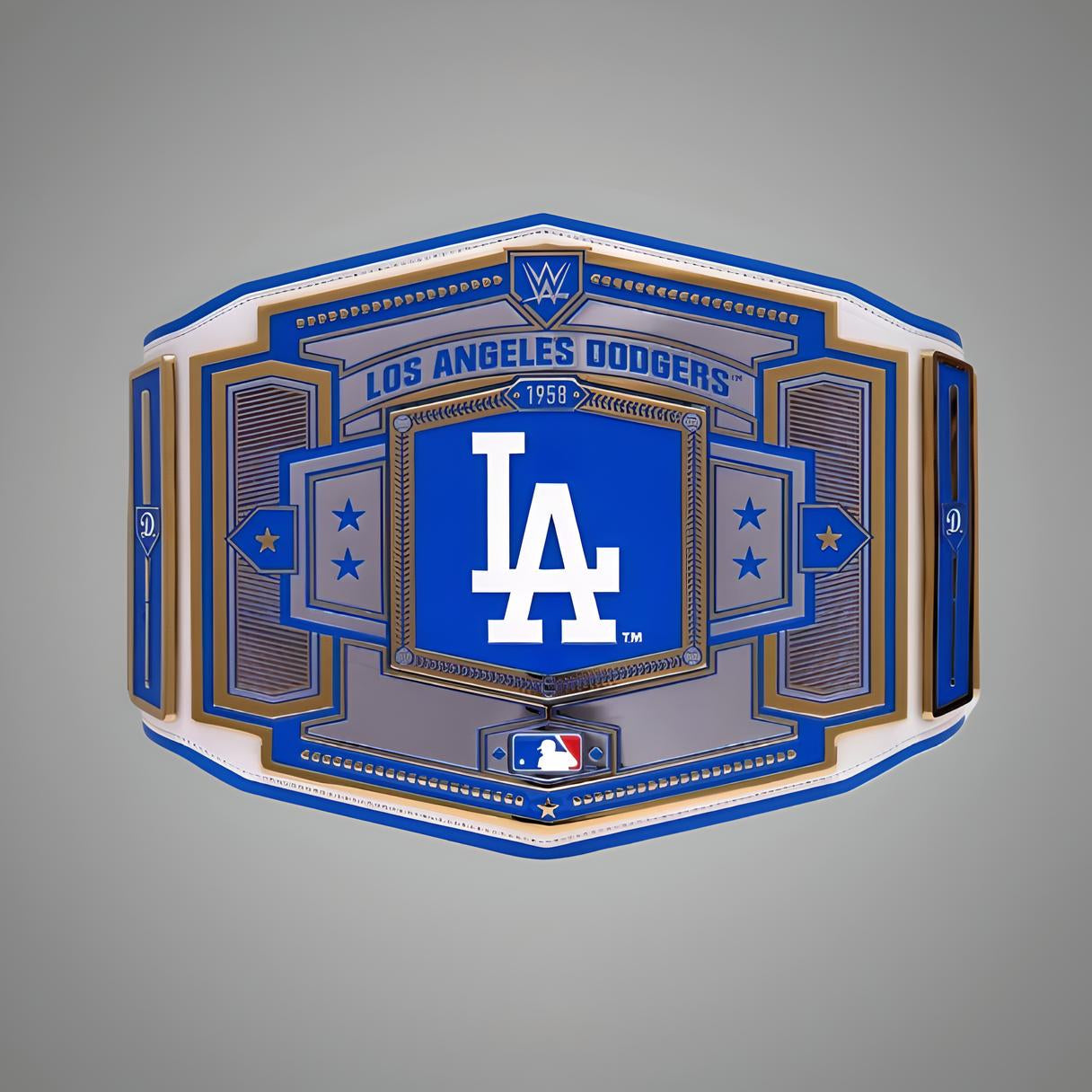 Los Angeles Dodgers WWE MLB Legacy Championship Belt - Premium Quality