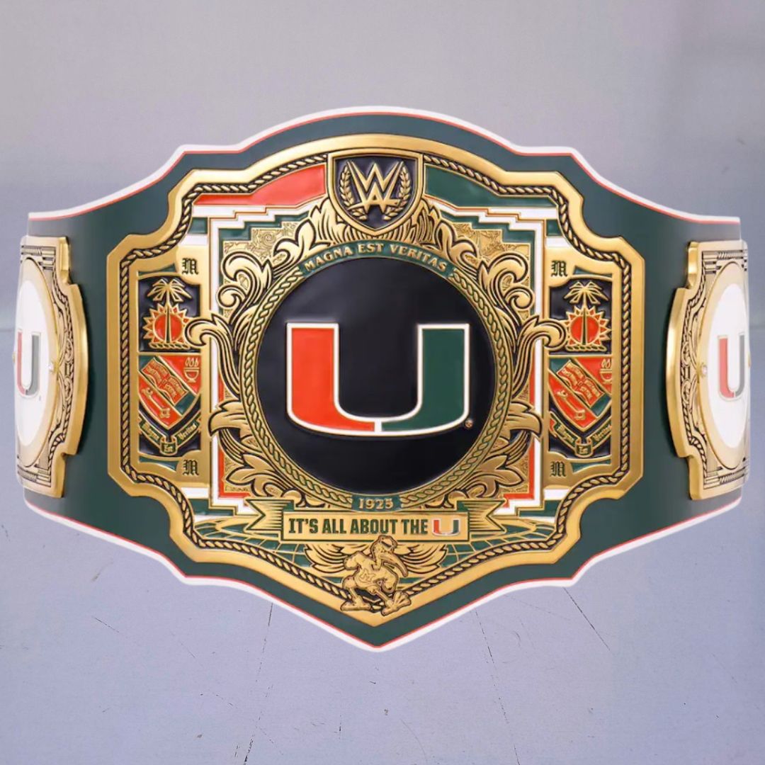 Miami Hurricanes WWE Championship Belt - Legacy Title