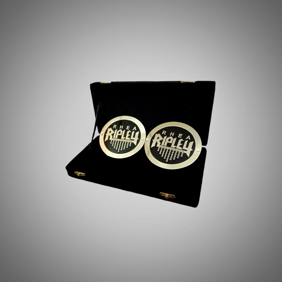 Rhea Ripley Side Plates – WWE Championship Title Box Set